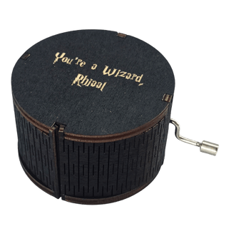 Cylindrical Hand Crank Music Box | The Music Box Store